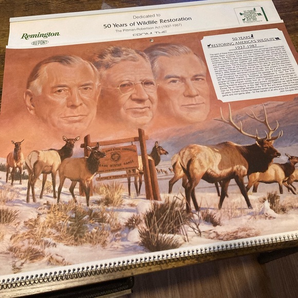 Remington Arms | Accents | Vintage 987 Remington Arms Calendar | Poshmark